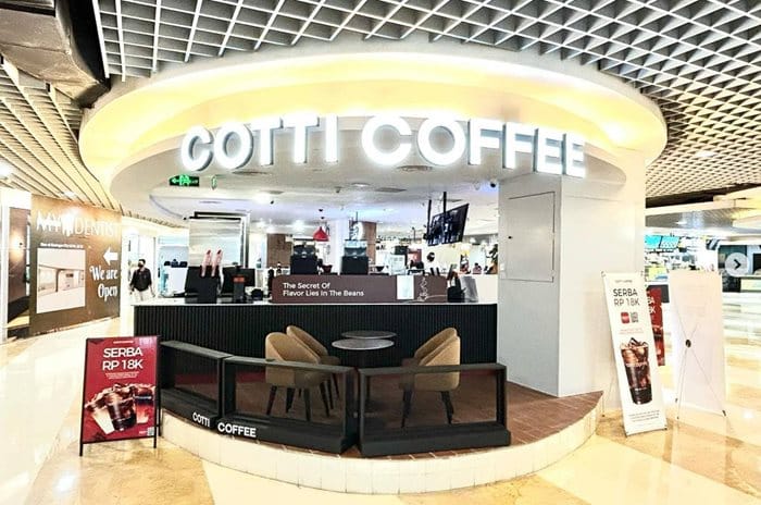 Cotti Coffee continues international expansion with Indonesia debut