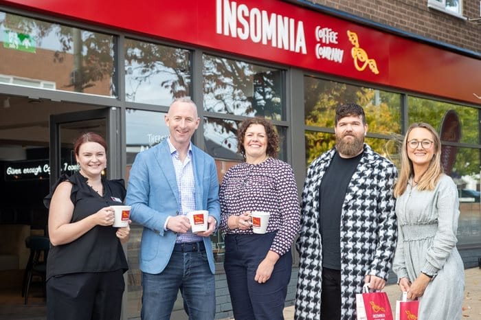 Insomnia Coffee Company expands partnership with Central England Co-op
