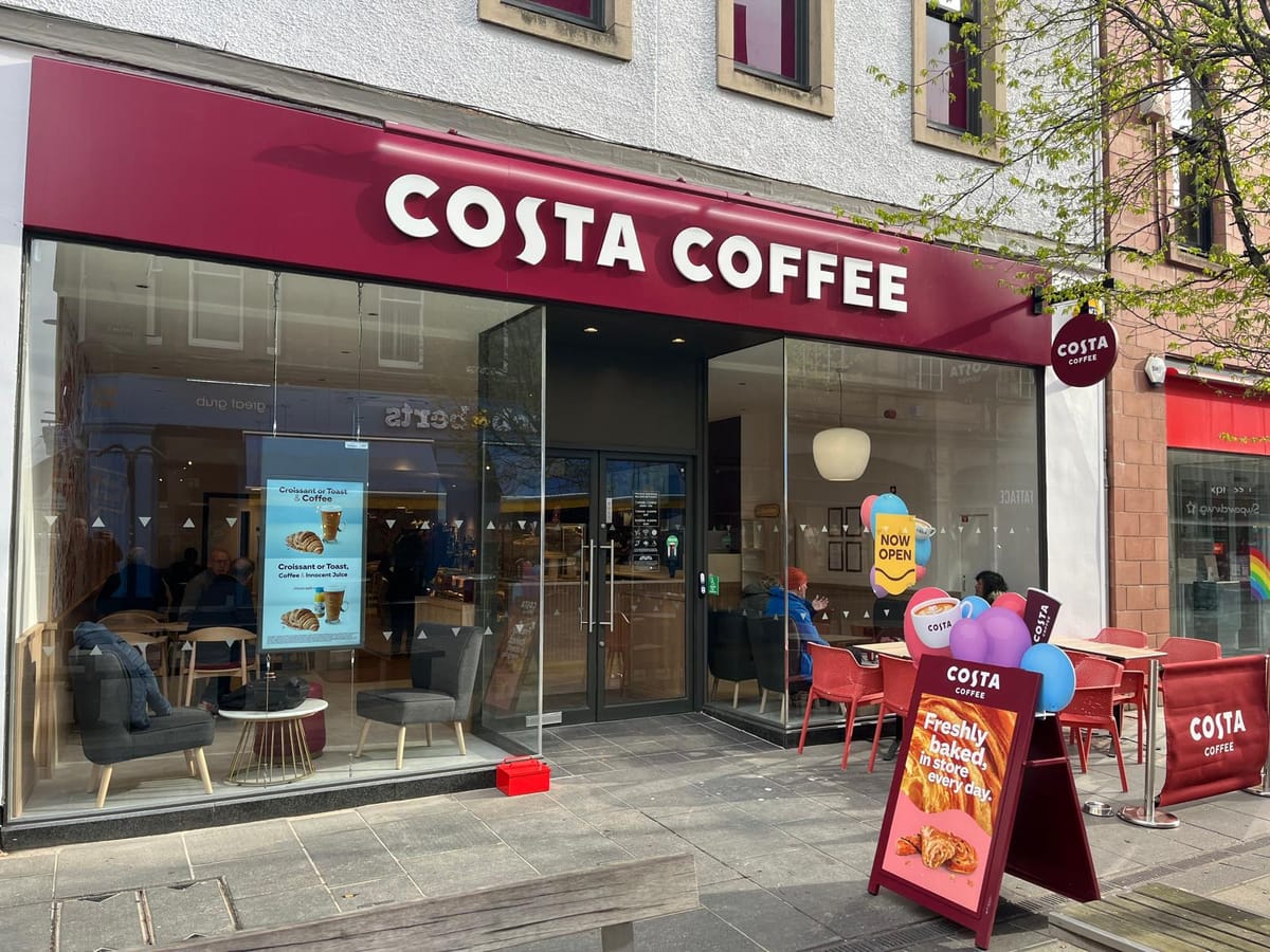 Costa Coffee to revisit UK high street store growth