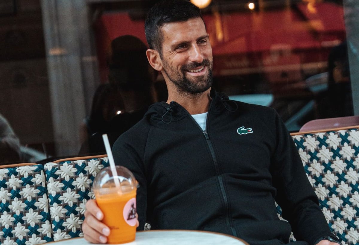 Joe & The Juice announces brand ambassador partnership with Novak Djokovic